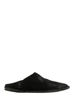 Marsèll Distressed Effect Slip-on Mules - Black
