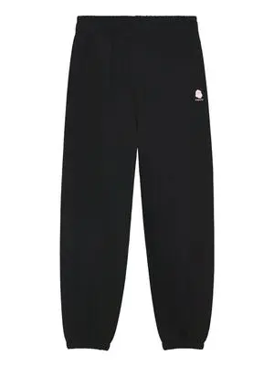 FINGERCROXX Logo Patch Track Pants - Black