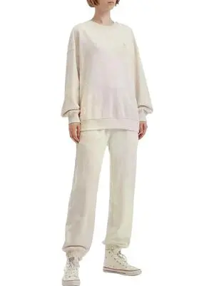 FINGERCROXX Logo Embroidered Track Pants - Neutrals