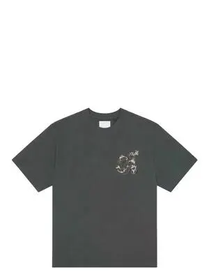 ONLY THE BLIND Maison Crest Embroidered T-shirt - Grey