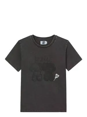 Izzue Graphic-print Cotton T-shirt - Grey