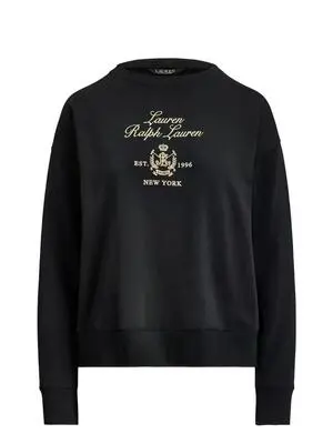 Ralph Lauren Logo-print Crewneck Sweatshirt - Black