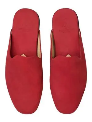 SCAROSSO Atlas Travel Slippers - Red