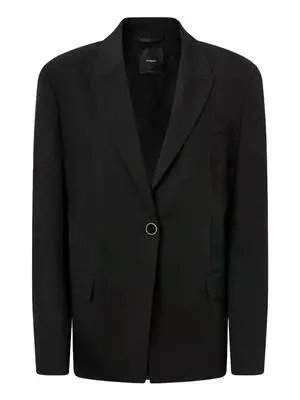Pinko Jacket With Polka-dot Insert - Black