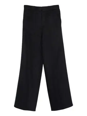 SEMICOUTURE Elasticated-waistband Trousers - Blue