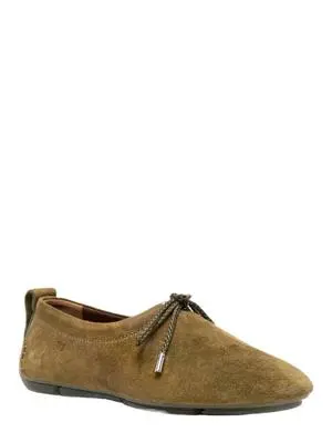 WALES BONNER Suede Lace-up Loafers - Brown