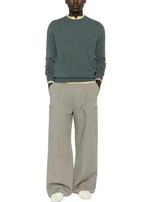 Eric Bompard Crew-neck Cashmere Knit - Blue