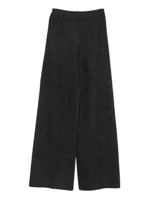 SEMICOUTURE Wide-leg Virgin Wool Trousers - Grey