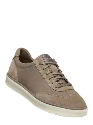 Geox Suede-panelled Lace-up Sneakers - Brown