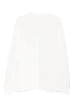 Rick Owens Long-sleeve Cotton T-shirt - White