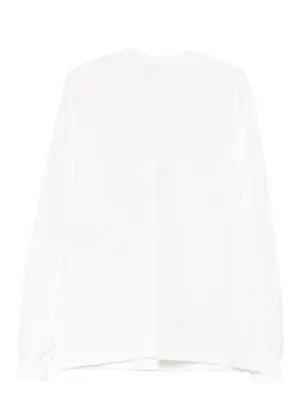 Rick Owens Long-sleeve Cotton T-shirt White