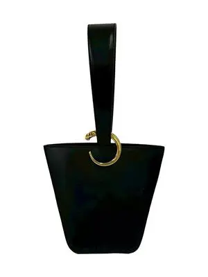 Cartier 1990-2000 Leather Panthere Handbag - Black
