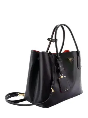 Prada Saffiano Leather Tote Bag - Black