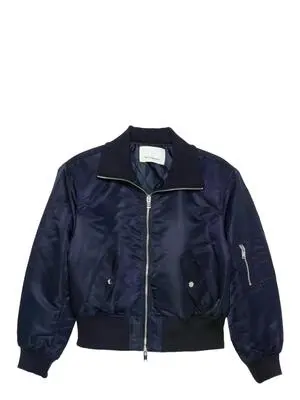 THE FRANKIE SHOP The Frankie Shop Storm Zip-Up Bomber Jacket Blue