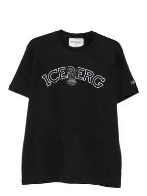 Iceberg Logo-patch T-shirt - Blue
