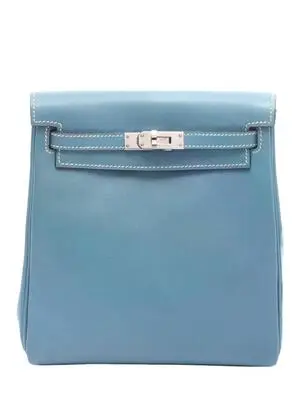 Hermès 2001 Swift Kelly Hac A Dos Pm Backpack - Blue
