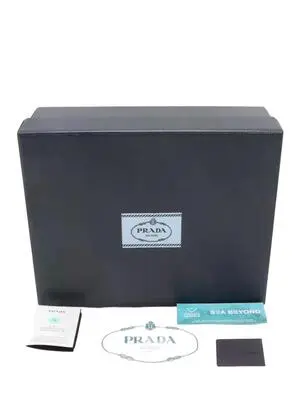 Prada 2013-2026 Saffiano Trimmed Re Nylon Re Edition 2005 Satchel - Black