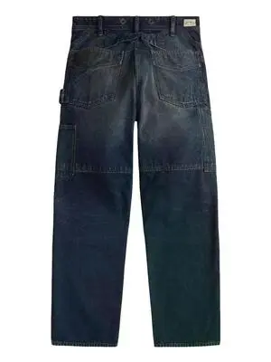 Ralph Lauren Patchwork Cotton Jeans - Blue