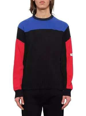 Kenzo Color-block Knit Sweater - Black
