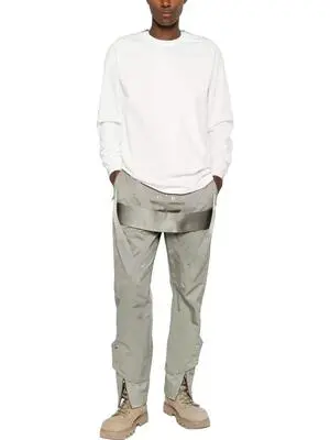 RICK OWENS Rick Owens Webbing-Strap Zipped-Cuff Trousers