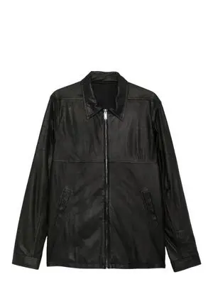 RICK OWENS Rick Owens Leather Zip-Up Jacket