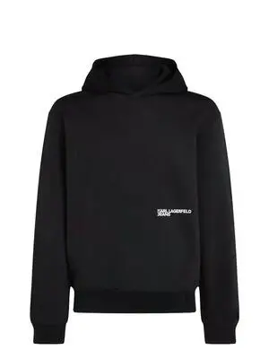Karl Lagerfeld Logo-print Hoodie - Black