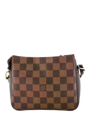 LOUIS VUITTON Trousse Make Up Bag Damier Pouch - Brown