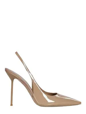 Paris Texas Paris Texas Lidia Patent Leather Slingback Pumps Neutrals