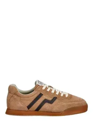 Gant Suede Sneakers With Side Stripe Detail - Brown