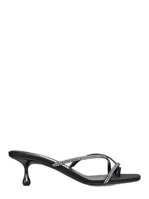 JIMMY CHOO Etana 50 Embellished Sandals - Black