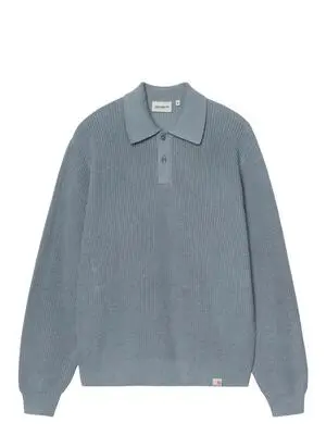 Carhartt Work In Progress L/s Miles Polo - Blue