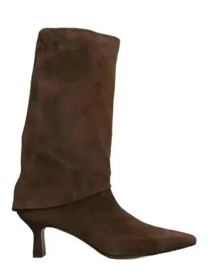 THE SELLER Pointed-toe Suede Boots - Brown