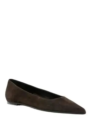 AeydĒ Aeyde Cassy Pointed-Toe Pumps Brown