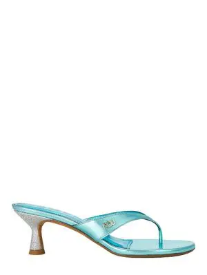 NOU Kitty Sandal With Glitter Kitten Heel - Ocean