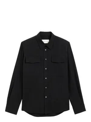AMI Paris Wool Shirt - Black