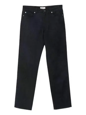 Agnona Straight-leg Jeans In Dark Wash Denim - Blue