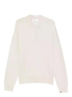 Extreme Cashmere Like Quarter-zip Sweater - Neutrals