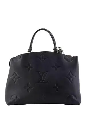 LOUIS VUITTON Monogram Empreinte Giant Grand Palais Shoulder Bag - Black