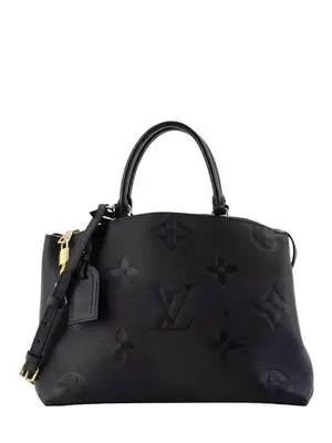 LOUIS VUITTON Monogram Empreinte Giant Grand Palais Shoulder Bag - Black