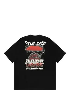 AAPE BY *A BATHING APE Graphic-print T-shirt - Black