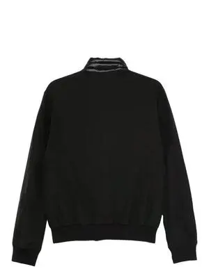 KARL LAGERFELD Karl Lagerfeld Quilted Paneled Zip-Up Jacket