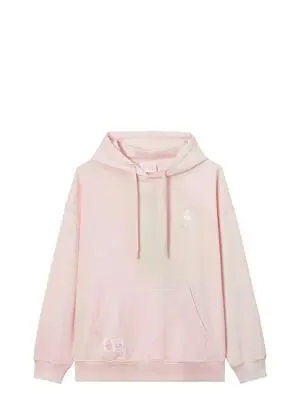 FINGERCROXX Logo Embroidered Drawstring Top - Pink