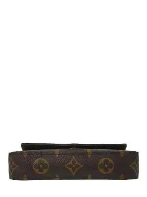 LOUIS VUITTON 2010-2020s Félicie Strap & Go Monogram Shoulder Bag - Brown