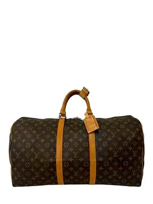LOUIS VUITTON 1982 Monogram Keepall 55 Travel Bag