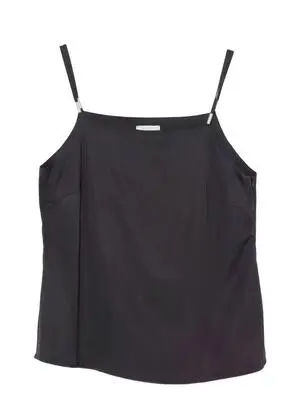 Peserico Peserico Square Neck Spaghetti Strap Top Grey
