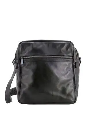LOUIS VUITTON Clarkson Messenger Bag Monogram Shadow Leather Crossbody Bag - Black