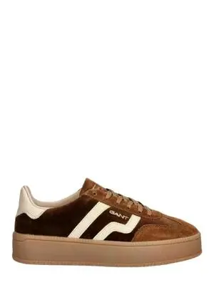 Gant Suede Panelled Sneakers - Brown