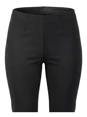 Seductive Sabrina Slit-hem Trousers - Black