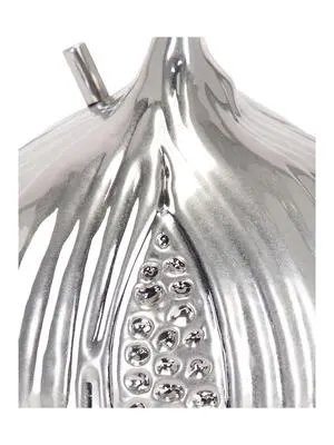 Cult Gaia Fico Pomegranate Wristlet Bag - Antique Silver