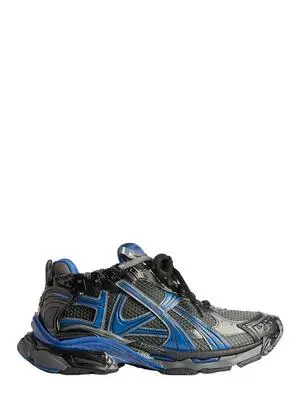 Balenciaga Runner Gradient Mesh Sneaker Blue, Grey - Black